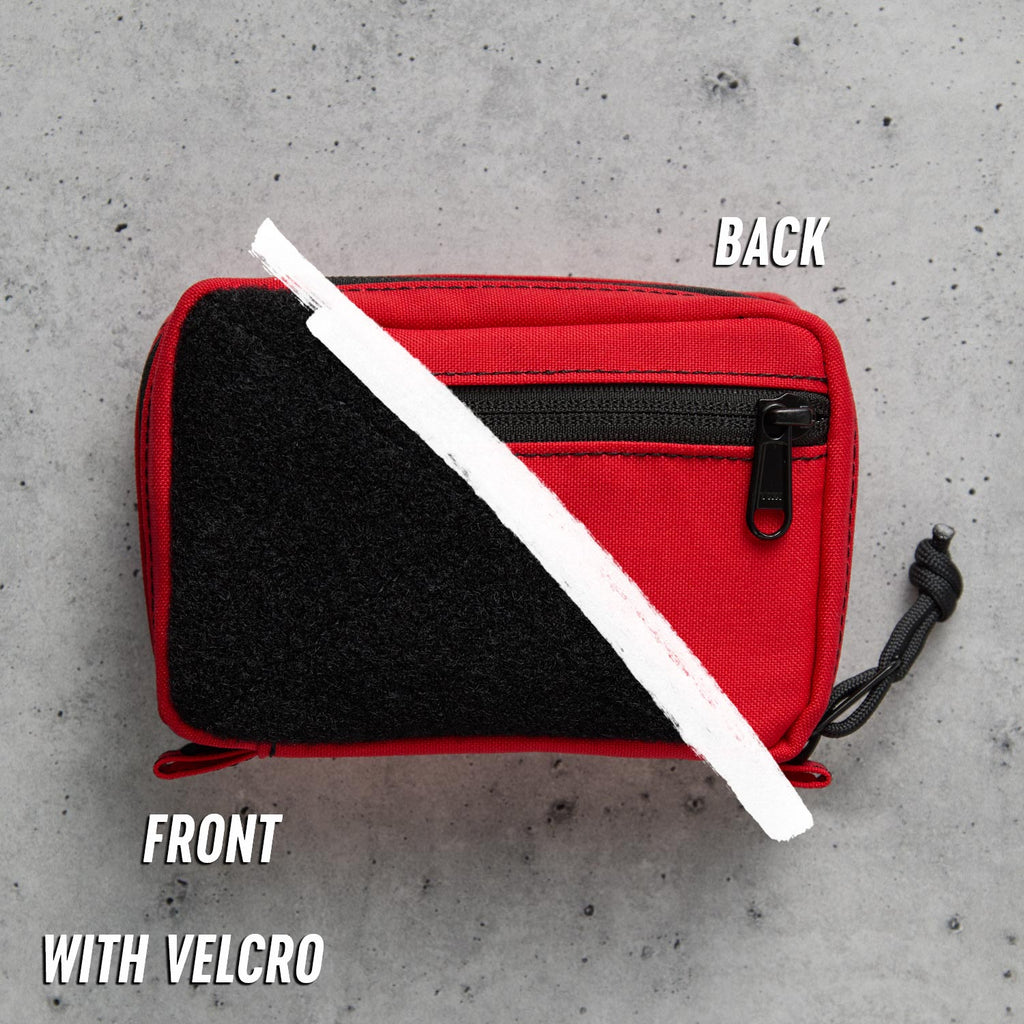 All Good Pouch - Red - Velcro